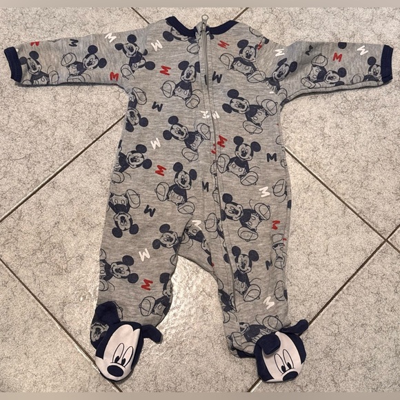 Disney | One Pieces | Disney Mickey Mouse Gray Kids One Piece | Poshmark
